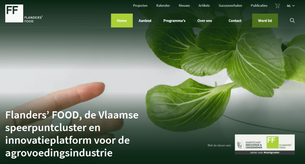Flanders’ FOOD investeert in een nieuwe website - Flanders' FOOD